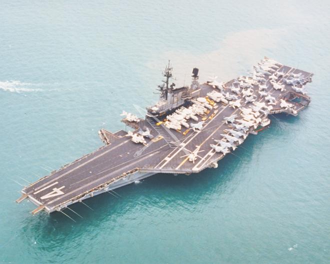 26390 USS Midway (CV-41) - 1985 | U.S. Naval Institute Photo Archives